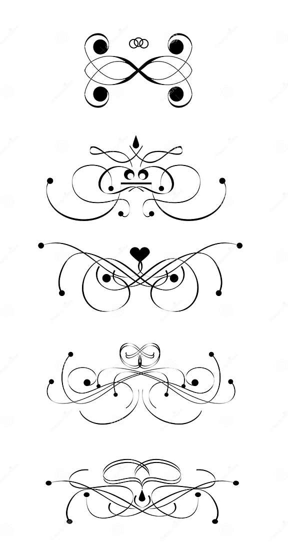 Scroll Designs stock illustration. Illustration of pattern - 6032401