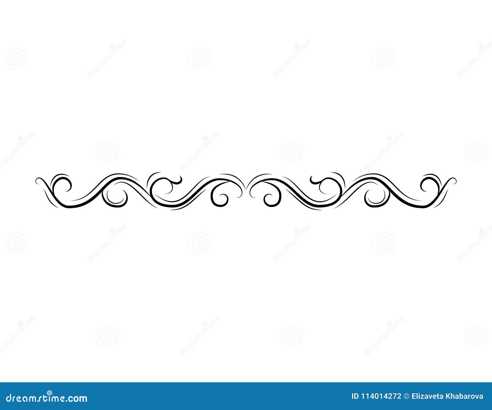 Divider Scroll Text Stock Illustrations – 3,976 Divider Scroll Text ...