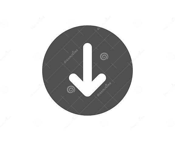Scroll Down Button Icon. Scrolling Screen Sign. Swipe Page. Vector ...