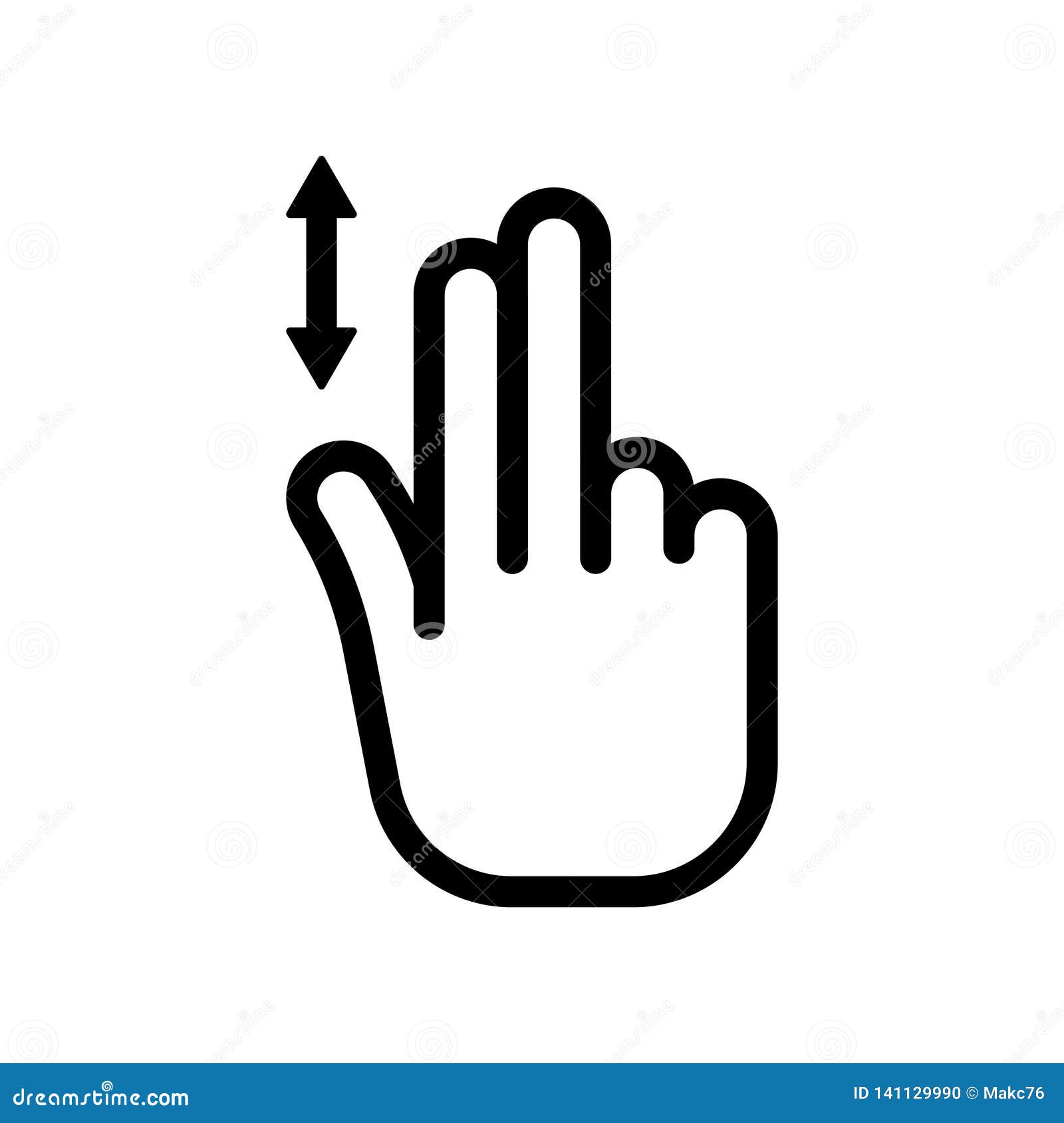 Scroll Down Arrow Line Icon. Scrolling Screen Sign. Swipe Page. Vector ... Scroll Down Arrow Line Icon. Scrolling Screen Sign. Swipe Page. Vector ...