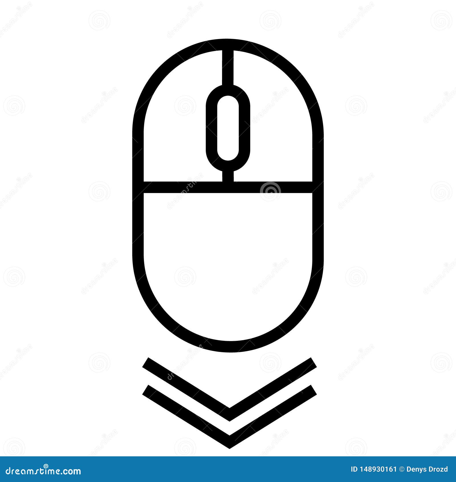 Scroll Down Icon. Vector Scrolling Mouse Symbmol for Web Design ... Scroll Down Icon. Vector Scrolling Mouse Symbmol for Web Design ...