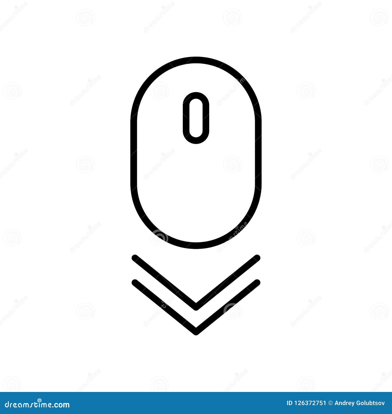 Scroll Down Icon. Vector Scrolling Sybmol for Web Design Stock Vector ... Scroll Down Icon. Vector Scrolling Sybmol for Web Design Stock Vector ...