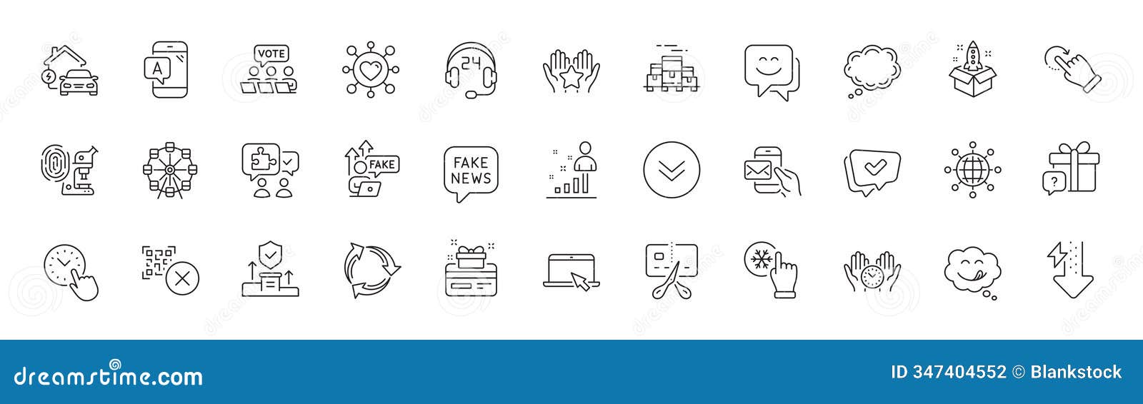 Messenger Mail, Feather Signature And Calculator Icons Set. Creative ...