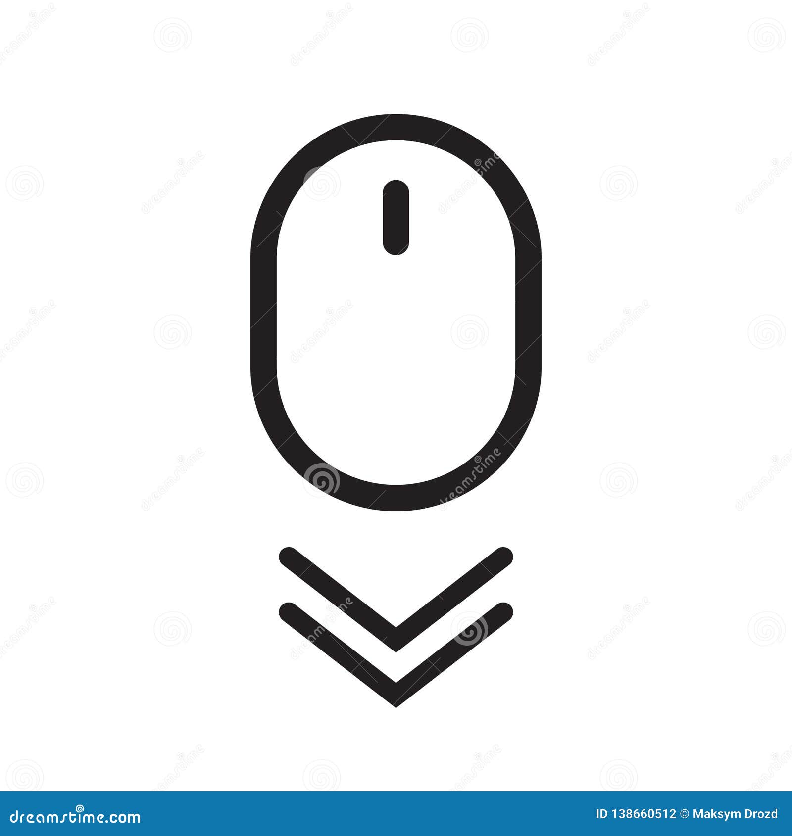 Scroll Symbol, Vektor Modern Scroll Stock Illustrations – 81,489