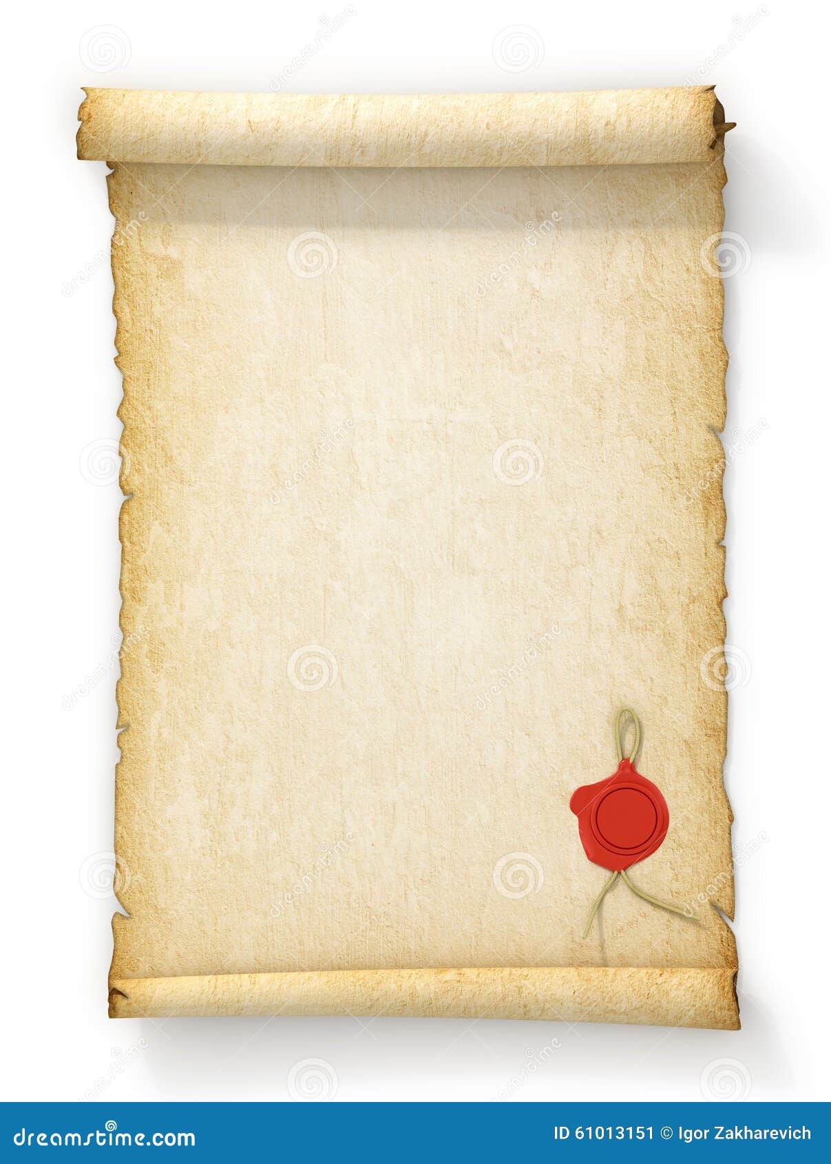 Parchment Scroll With Seal