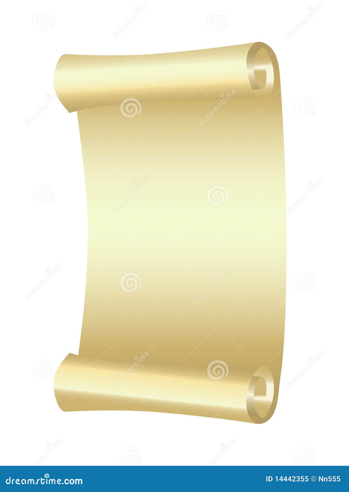 Scroll paper stock vector. Illustration of degree, antique - 14442355