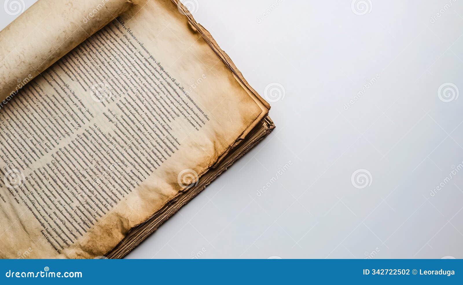 A Scroll of Paper with Writing on it Stock Illustration - Illustration ...