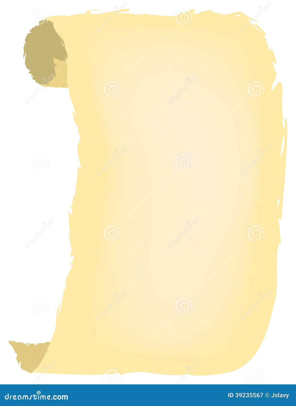 Scroll Parchment stock vector. Illustration of ripped - 39235567