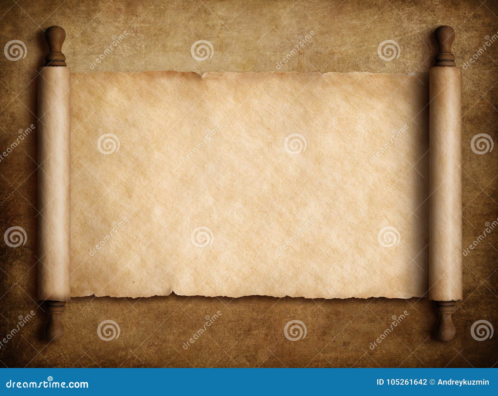 Ancient Scroll Map Royalty-Free Stock Photography | CartoonDealer.com ...