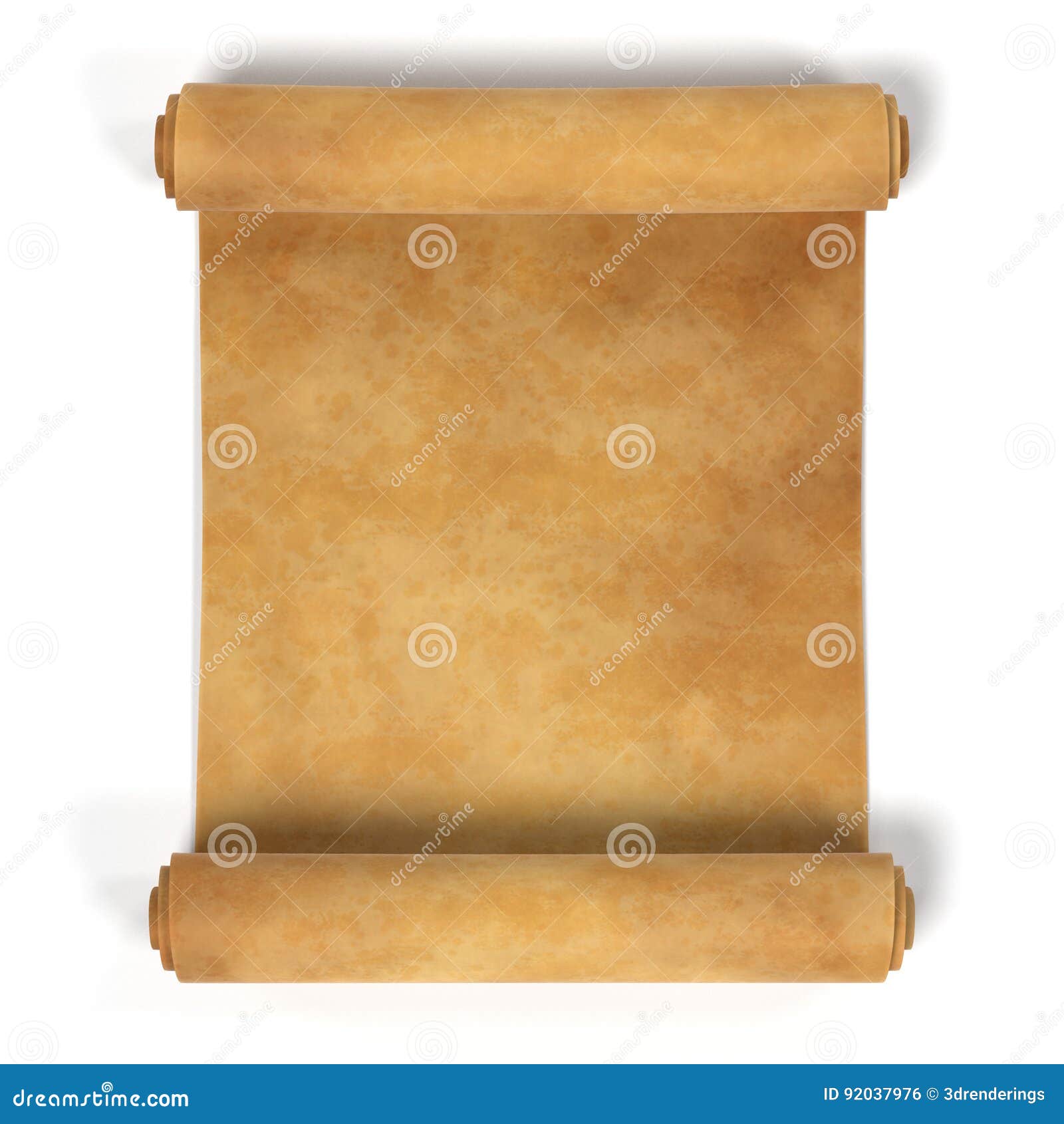 Scroll stock illustration. Illustration of realistic - 92037976