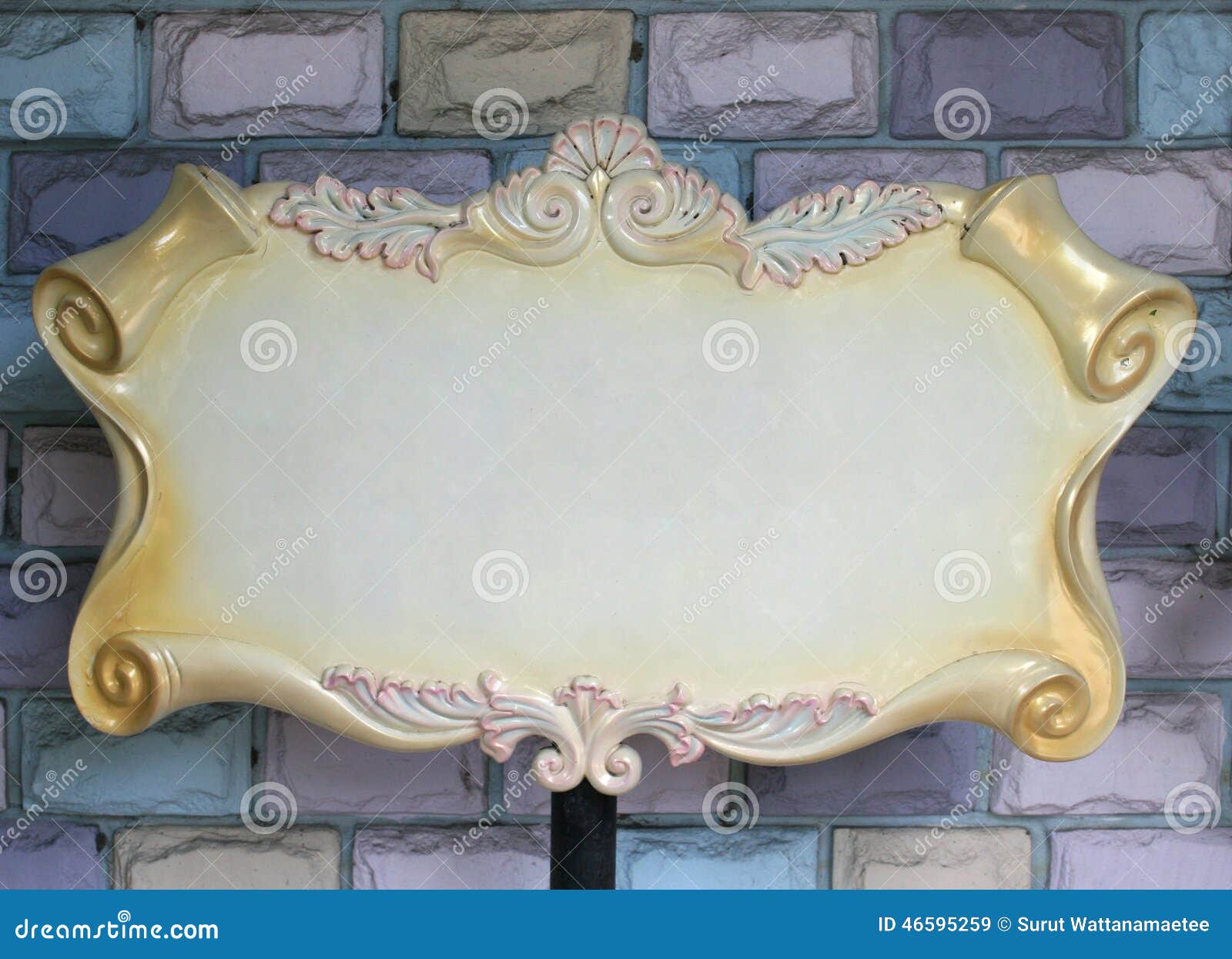 Scroll Retro background stock image. Image of deer, cartoon - 46595259