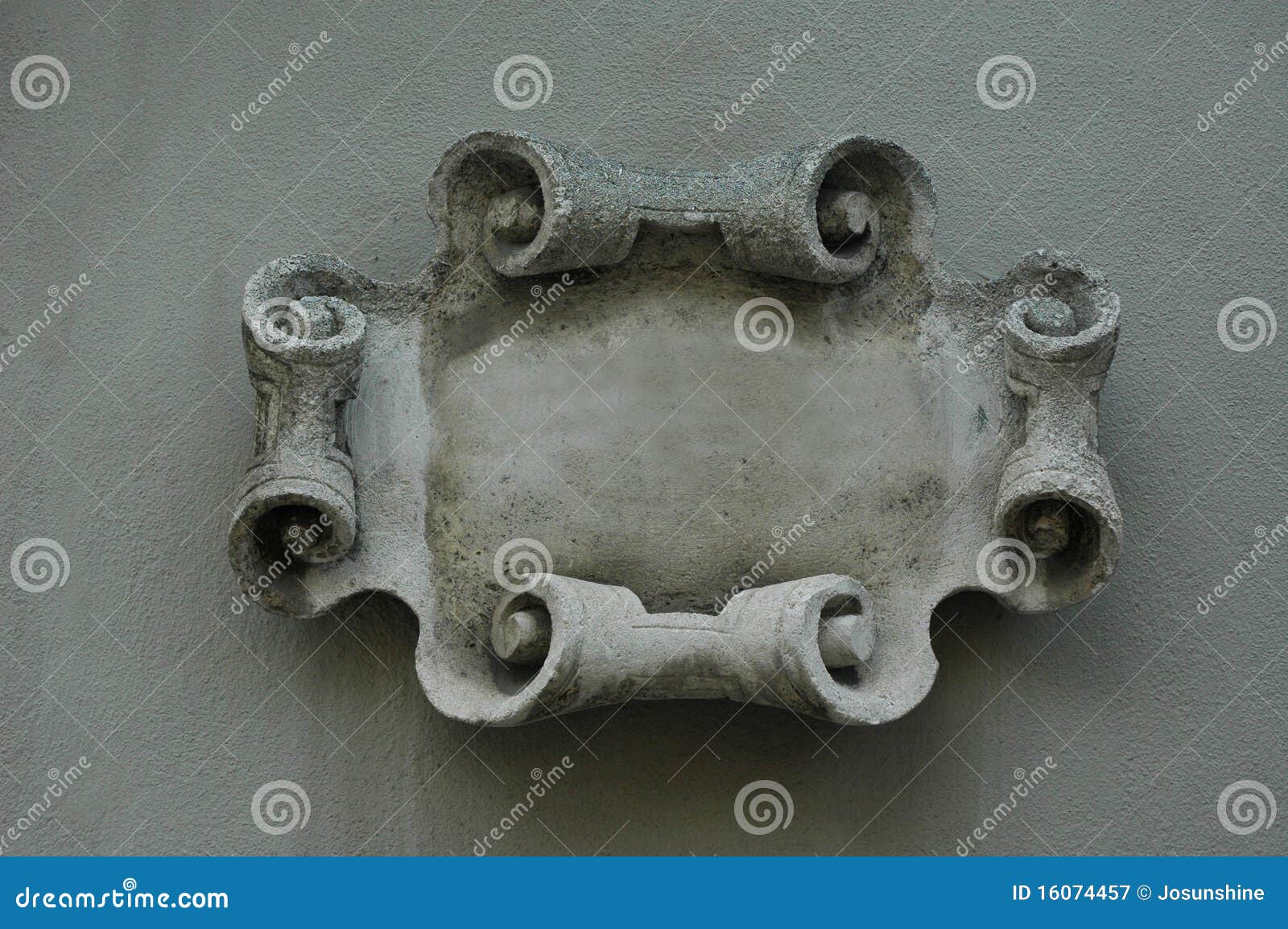 Scroll Sign stock image. Image of scroll, detail, cement - 16074457