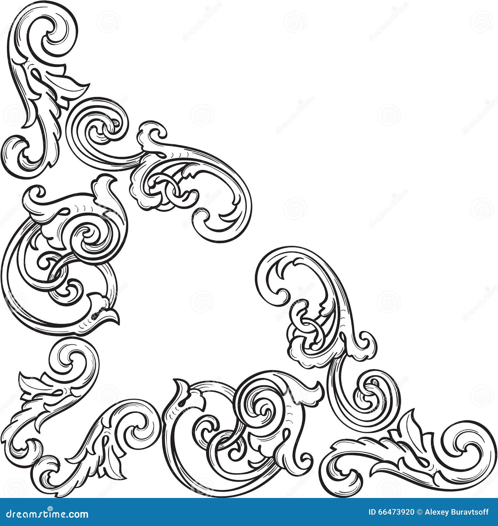 Victorian Corner Scrolls