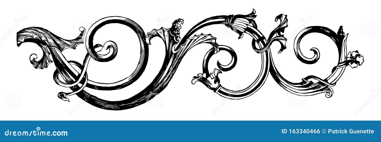 Victorian Scroll Clip Art