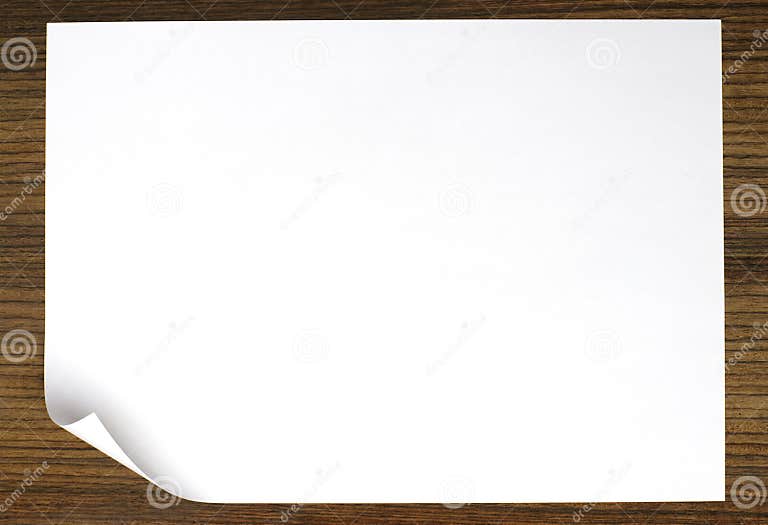 Scroll white paper stock photo. Image of line, corner - 18188700