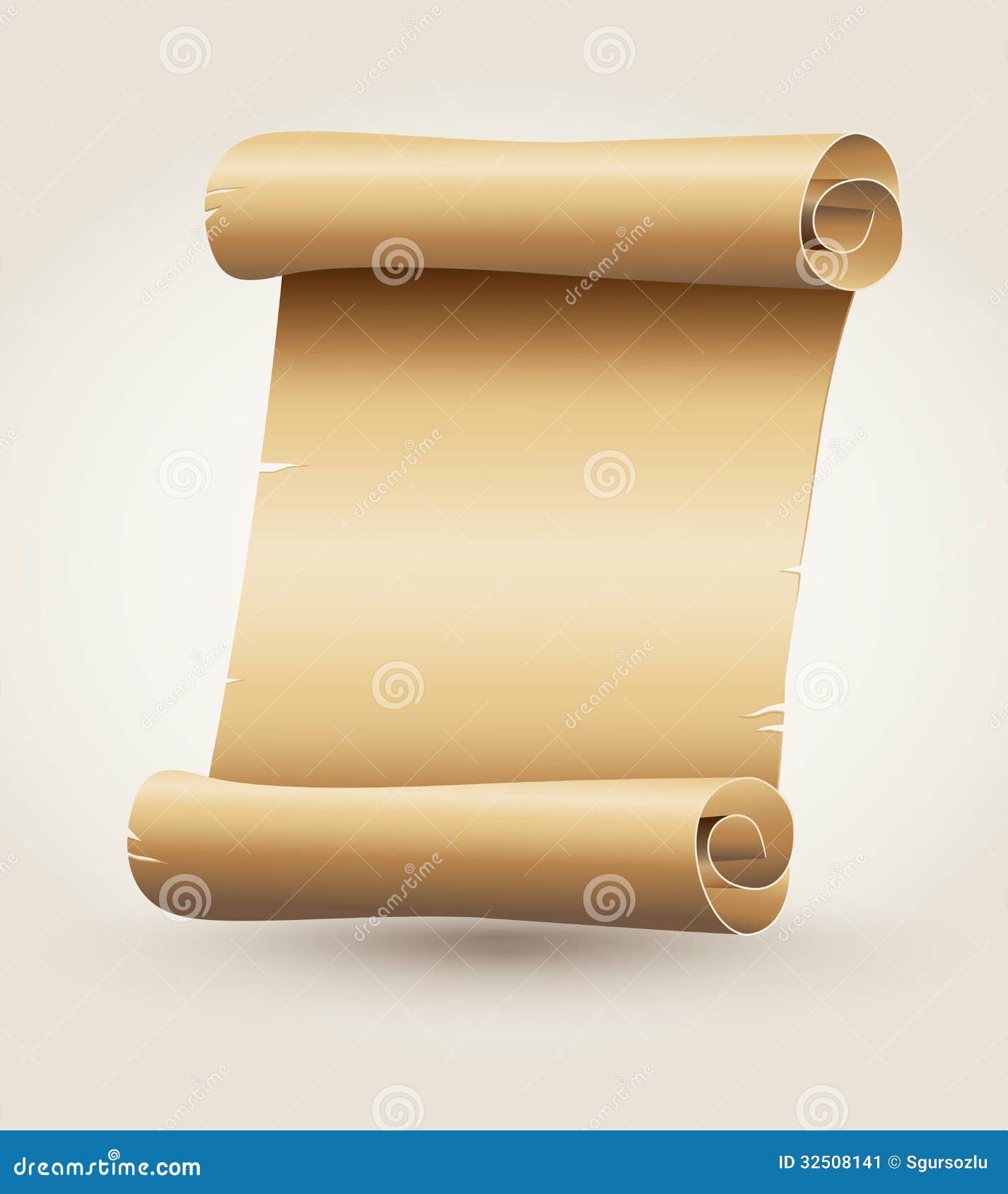 Vector Old Scrolled Paper | CartoonDealer.com #85132835