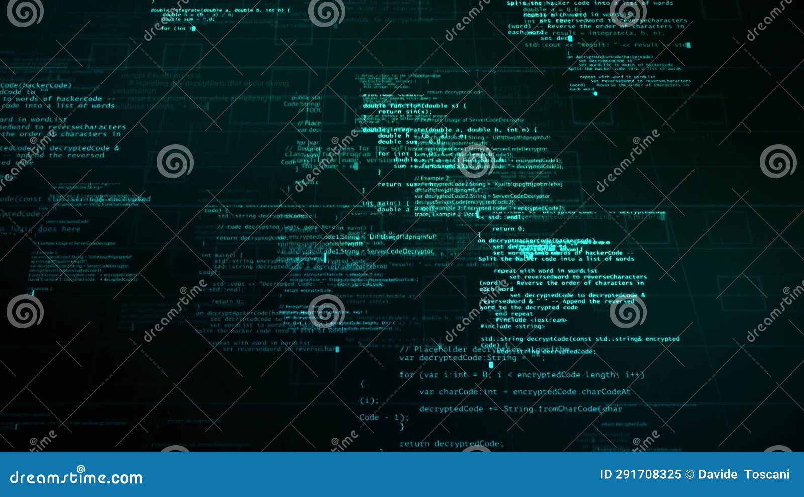 Scrolling Hacker Programming Code Loop Tech Background Stock Video Video Of Code Futuristic