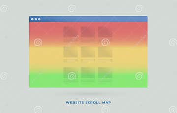Scrollmap or Website Scroll Heat Map Tool - Type of Web Page Heatmap ...