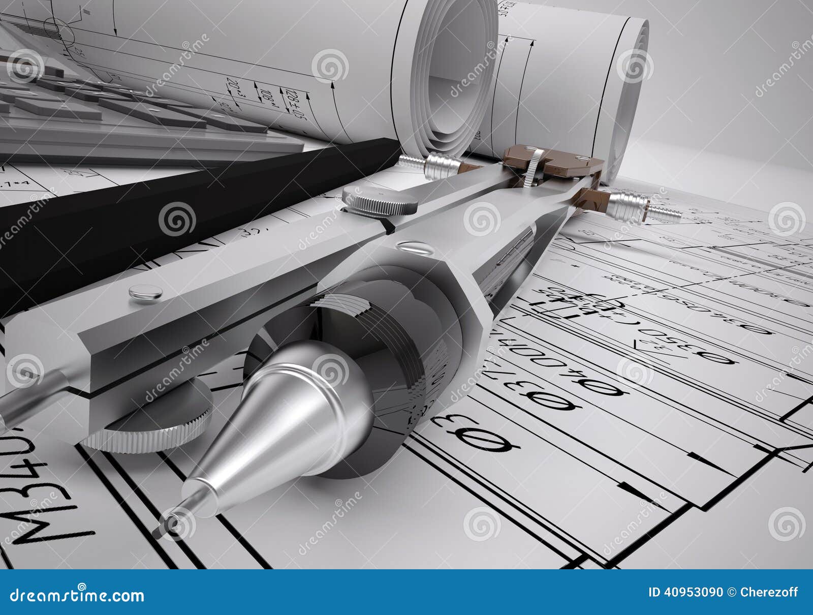 Scrolls Engineering Drawings Tools Stock Illustrations – 18 Scrolls ...