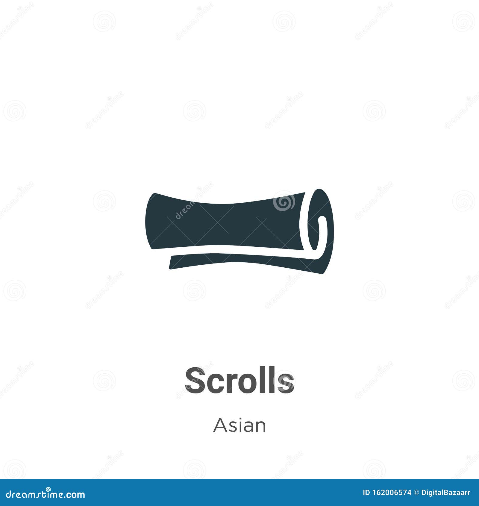 Scrolls Vector Icon Isolated On Transparent Background, Scrolls ...