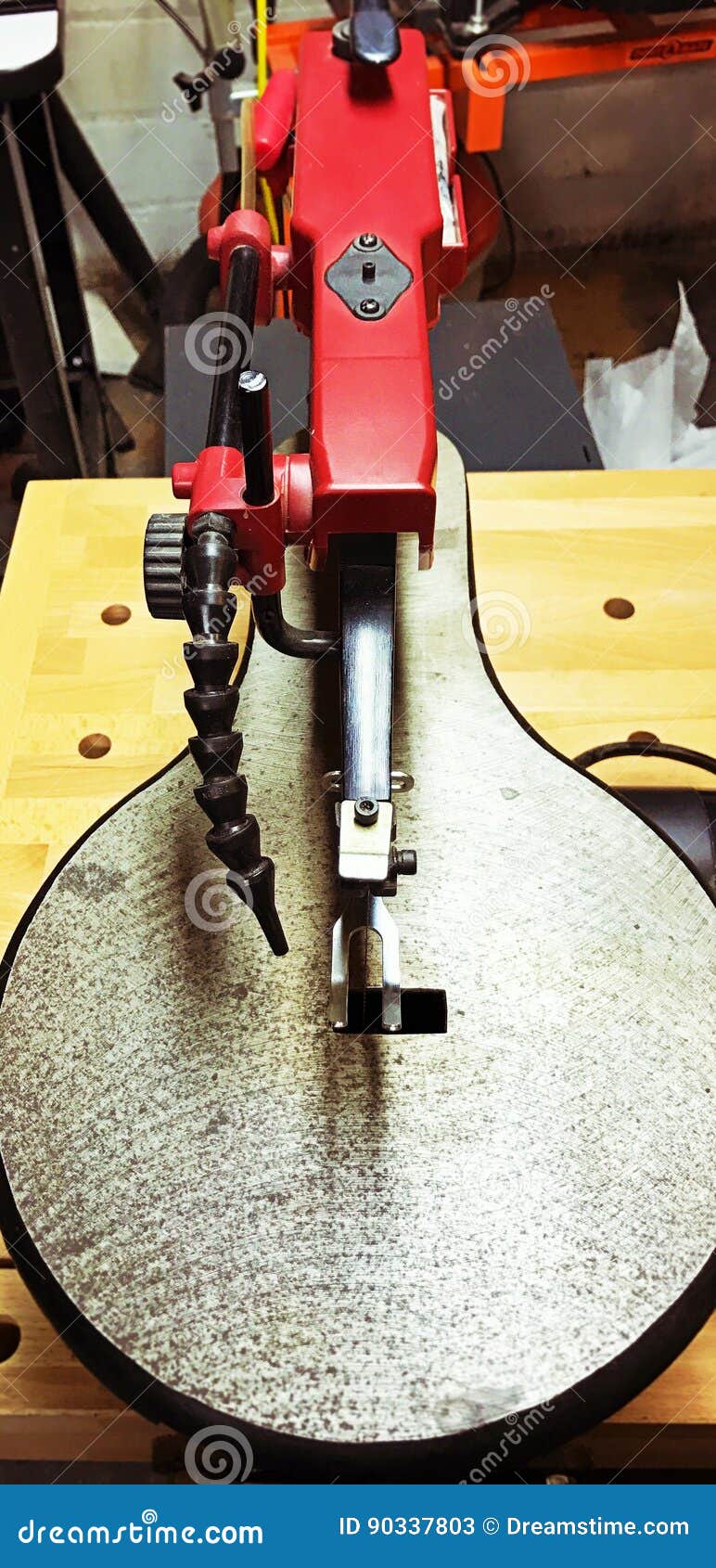Scrollsaw stock image. Image of scroll, woodshop, tool - 90337803