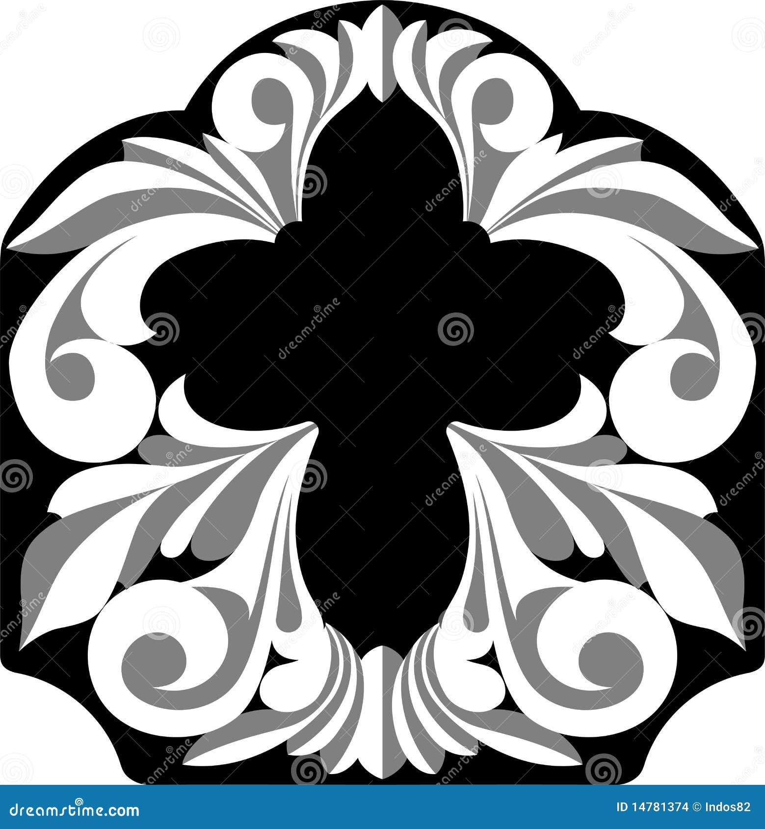 Scrollwork stock vector. Illustration of black, life - 14781374