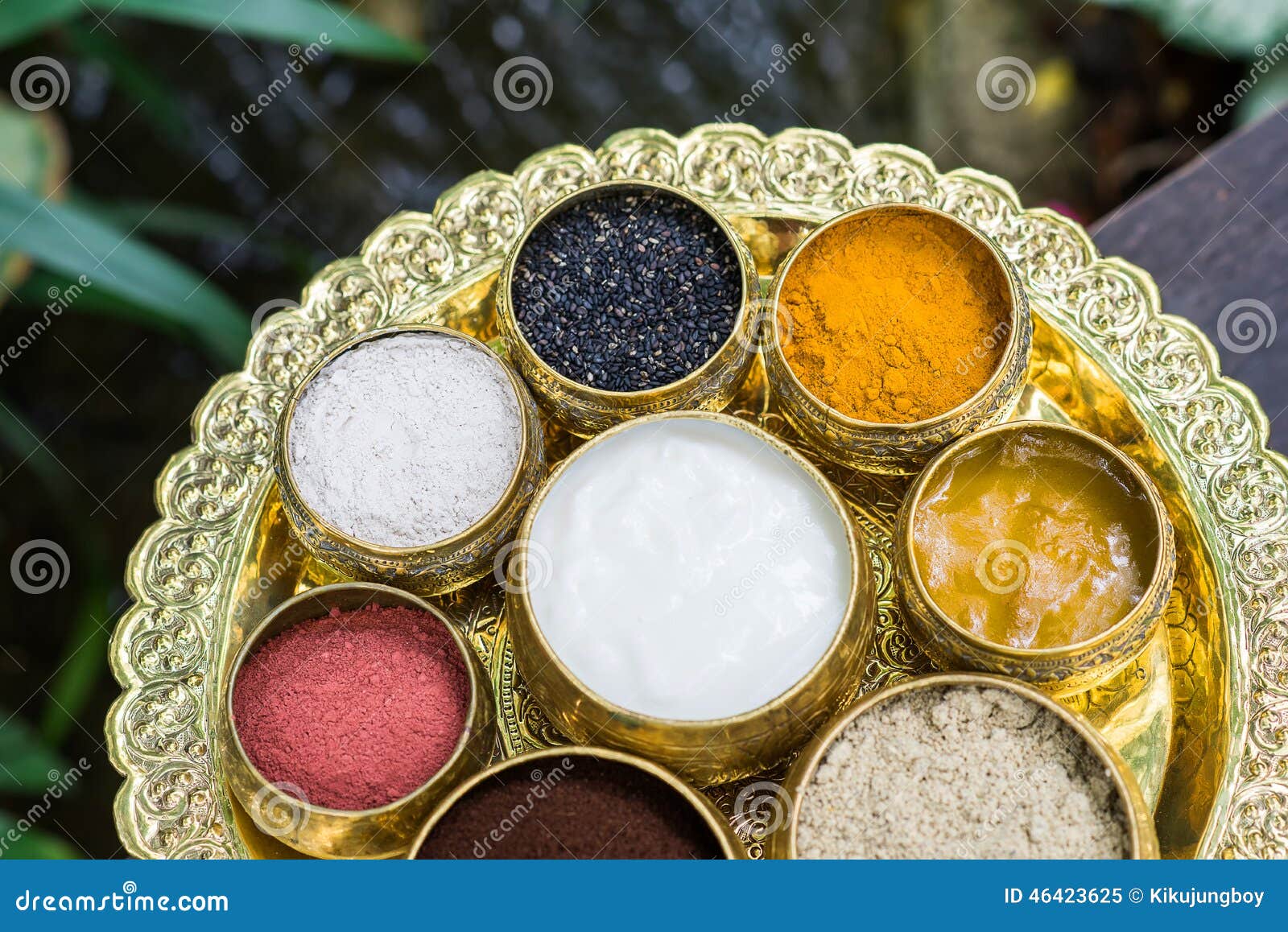 Scrubb Powder for Spa Massage Stock Image - Image of scent, product ...