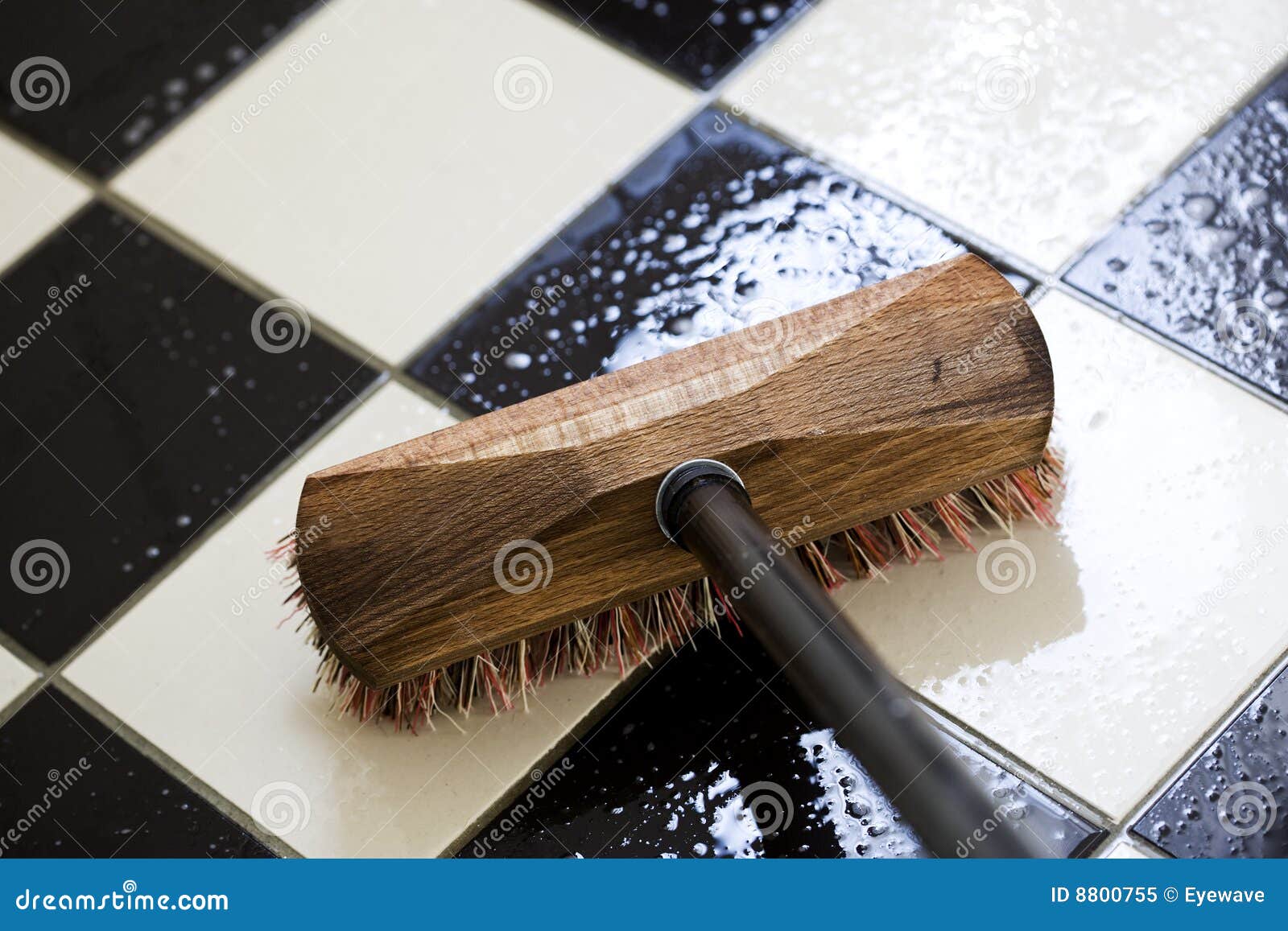 Scrubbing stock image. Image of wooden, brush, cleaning - 8800755