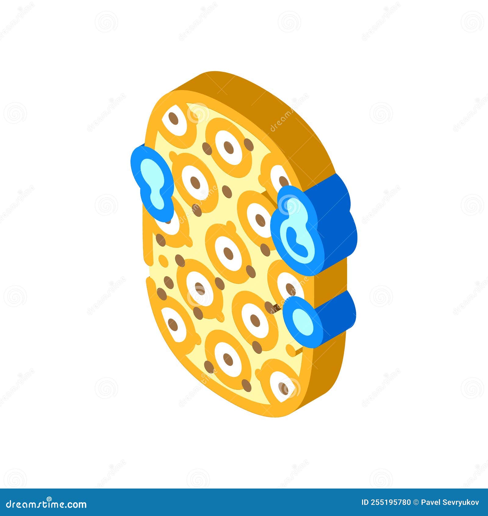 Scrubbing Soap Isometric Icon Vector Illustration Stock Illustration ...
