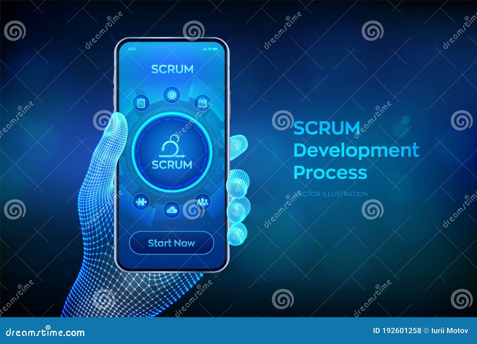 Scrum Agile Development Methodology Process Iterative Sprint