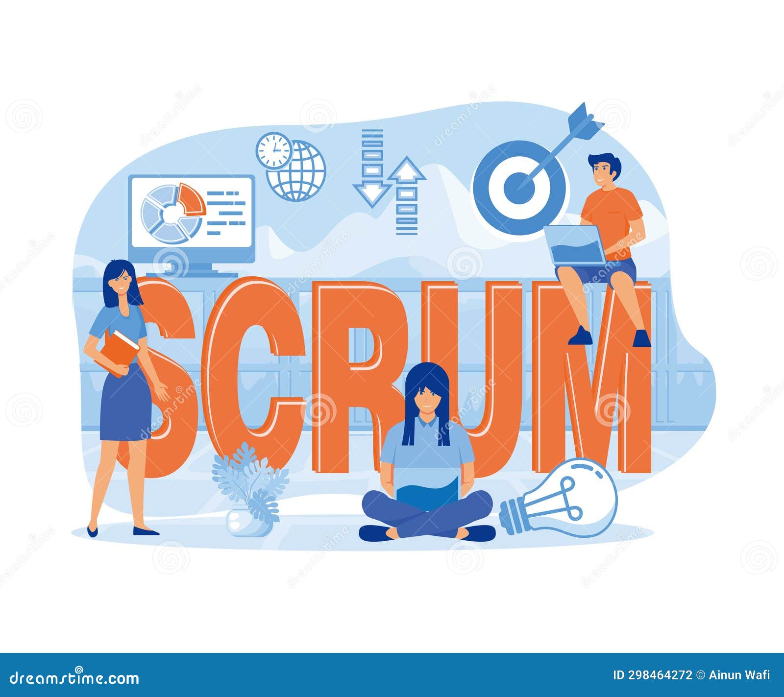 Scrum Framework Software Development Methodology Process Diagram ... Scrum Framework Software Development Methodology Process Diagram ...
