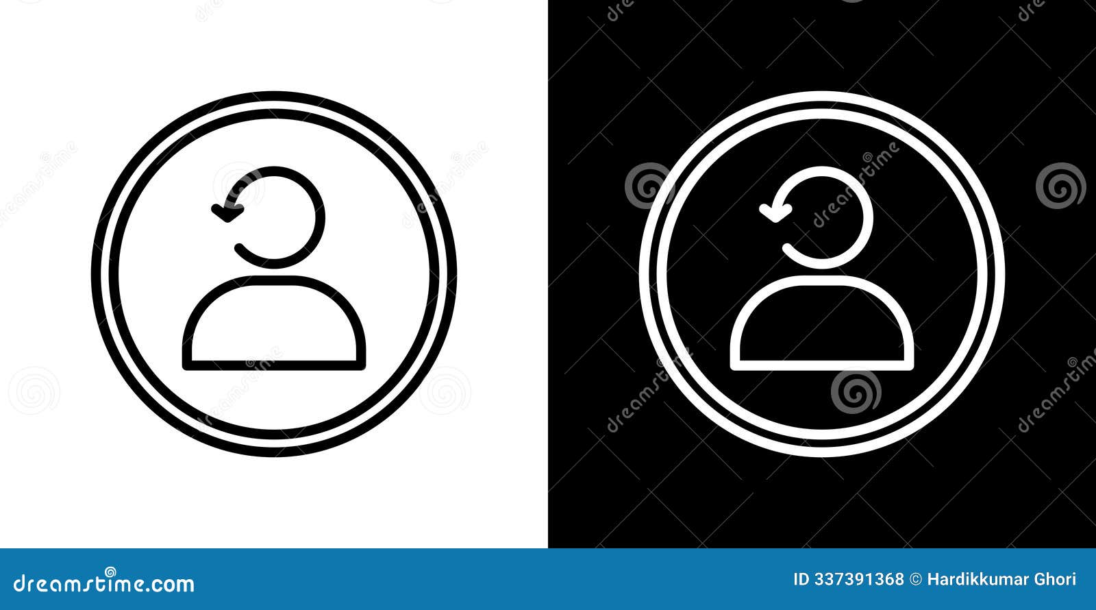 Scrum Master Thin Line Vector Icon Set Stock Illustration ...