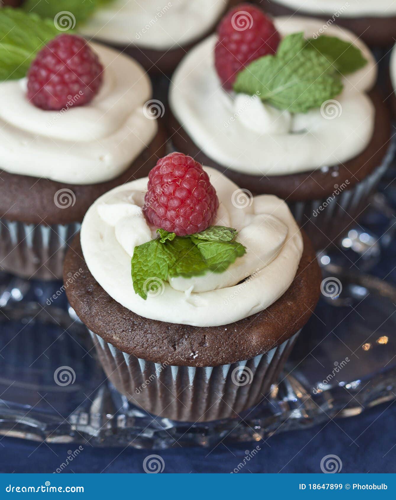Scrumptious Cupcake Dessert Stock Image - Image of mint, icing: 18647899