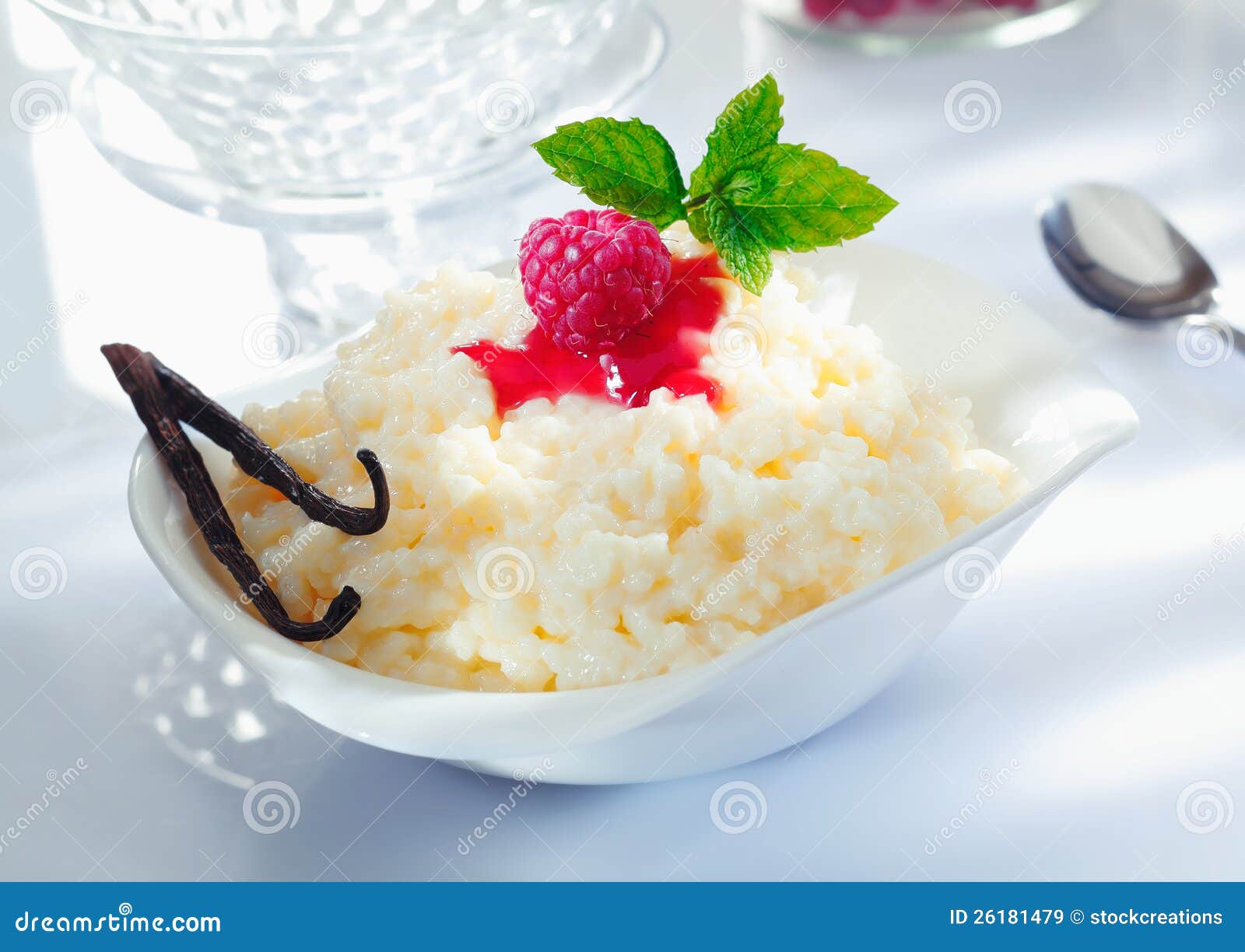Scrumptious rice dessert stock image. Image of nutrition - 26181479