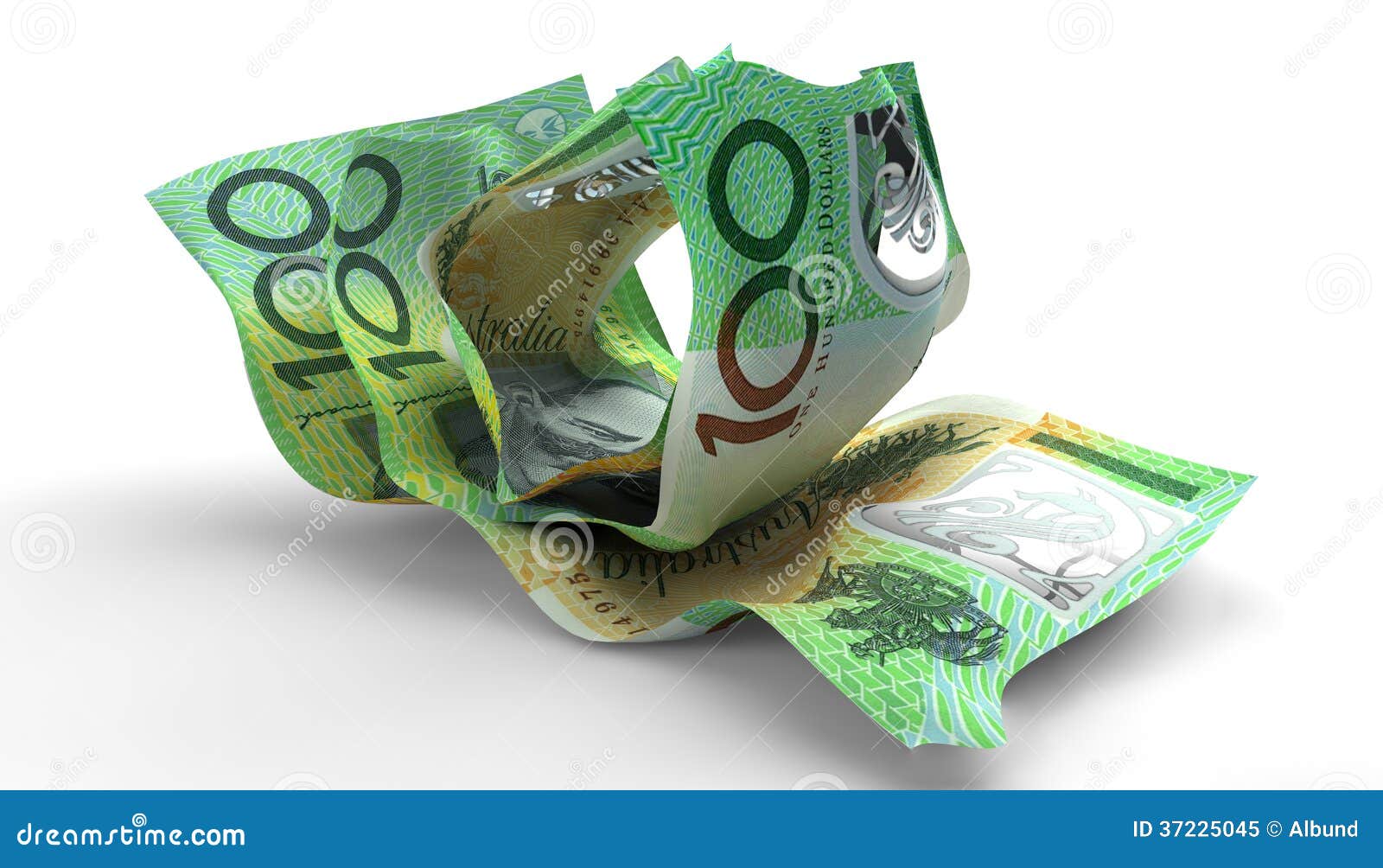 Scrunched Up Australian Dollar Notes Stock Image - Image of australian ...