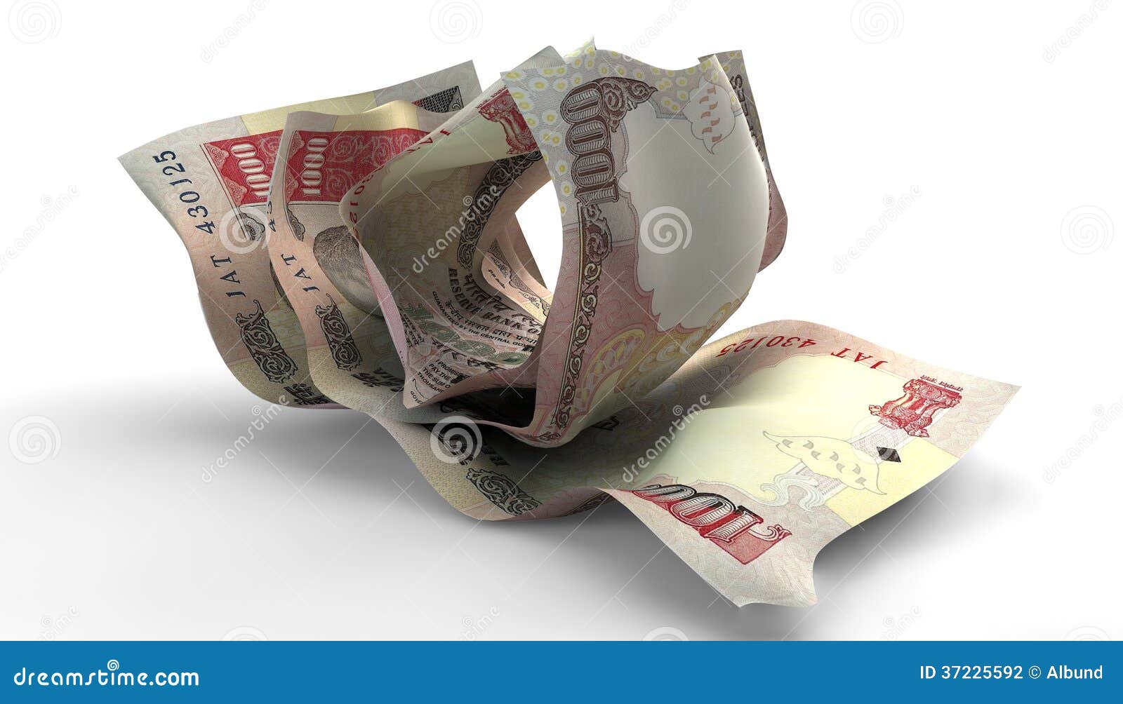 Scrunched Up Indian Rupee Notes Stock Photo - Image of cash, banknotes ...