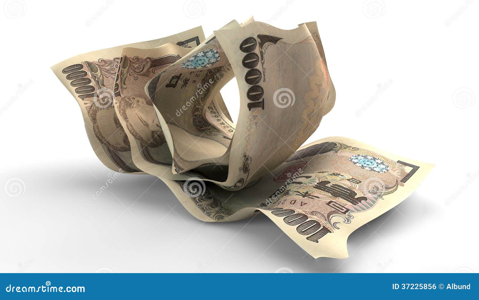 Scrunched Up Japanese Yen Notes Stock Photo - Image of pocket, cash ...