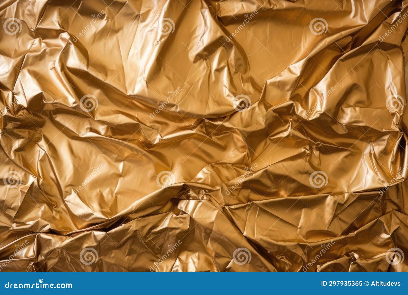 Scrunched Up Metallic Gift Wrap Under Low Light Stock Image - Image of ...