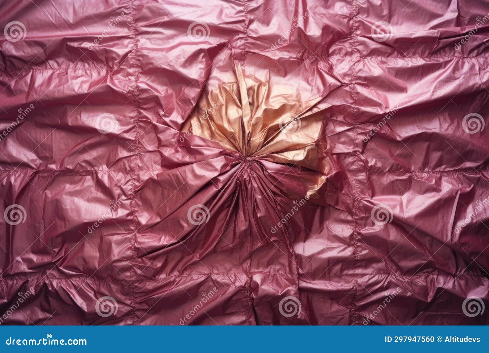 Scrunched Up Metallic Gift Wrap Under Low Light Stock Illustration ...