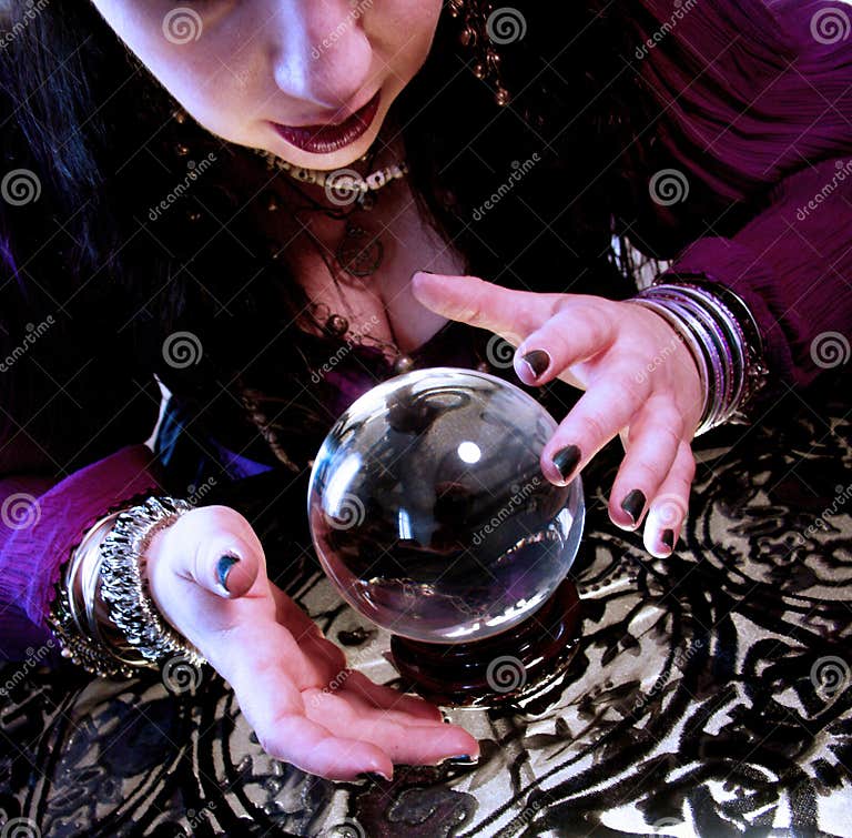 Scrying stock image. Image of religion, sage, future, ball - 143645