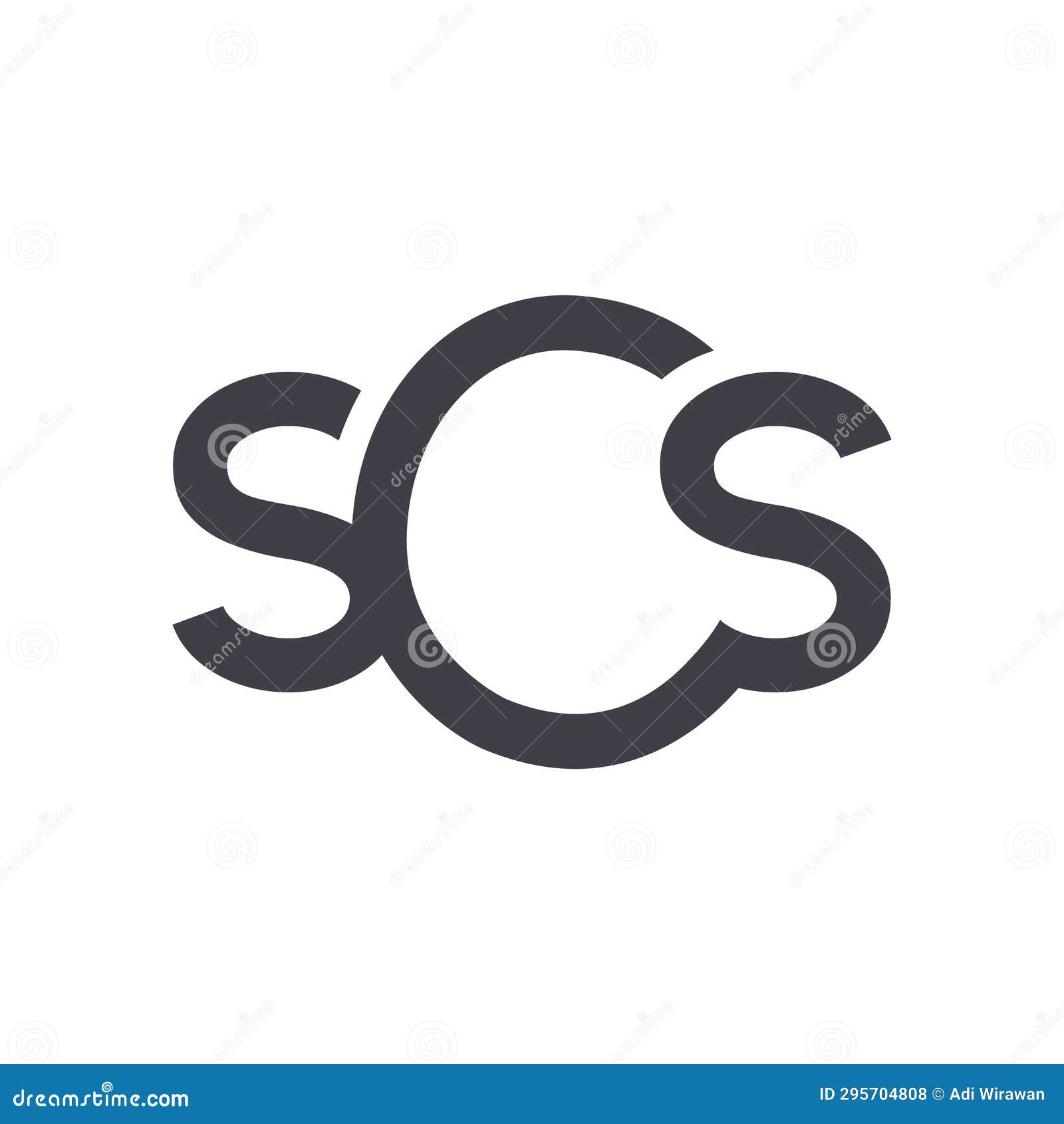 DSC Letter Original Monogram Logo Design Cartoon Vector | CartoonDealer ...