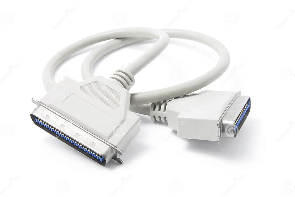 SCSI Connector Cable stock photo. Image of outlet, interface - 5466140