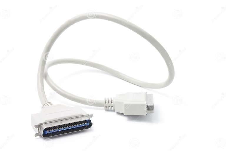 SCSI Connector Cable stock image. Image of network, electrical - 5466141