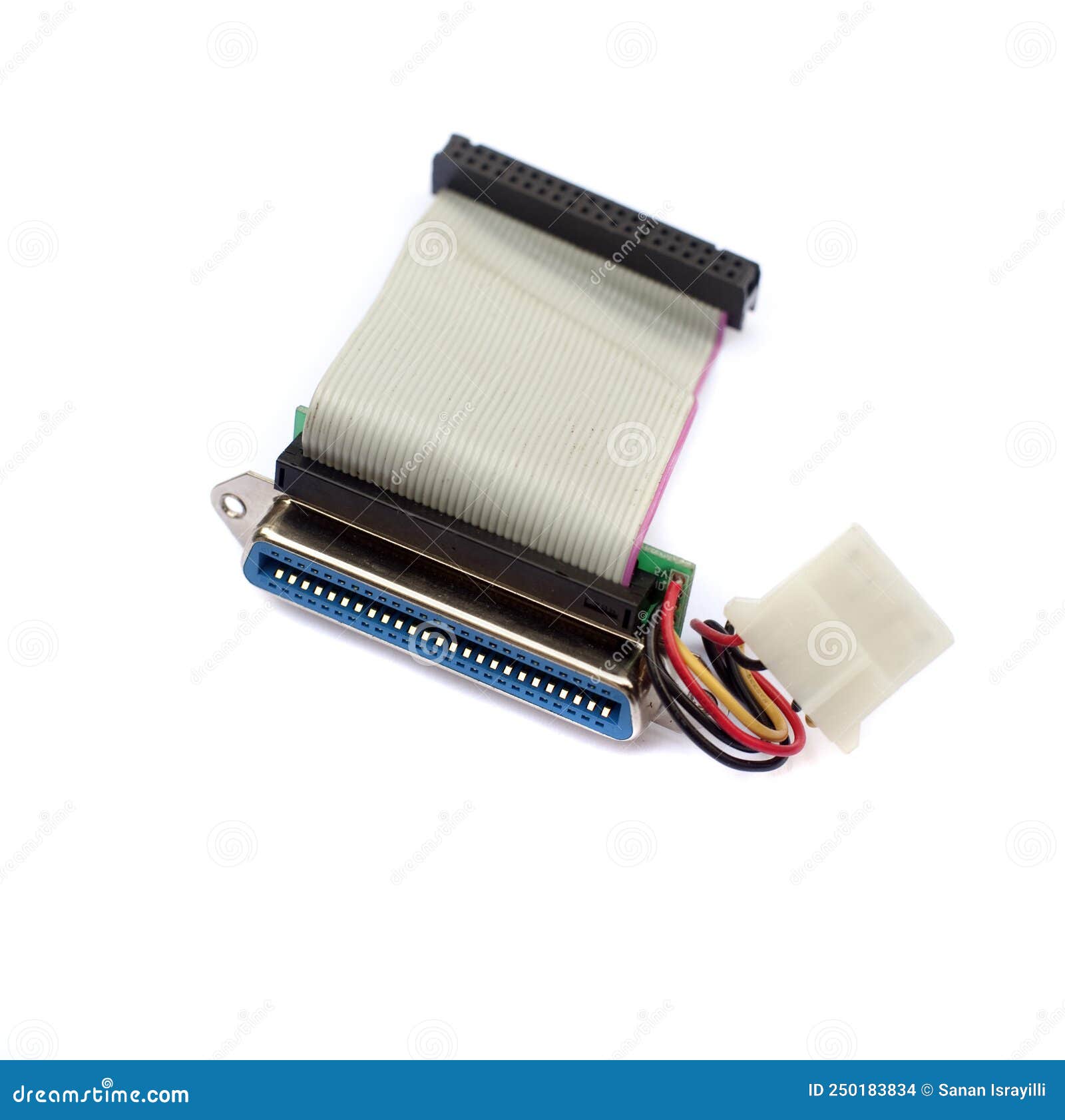 SCSI Connector stock photo. Image of wire, parts, header - 250183834