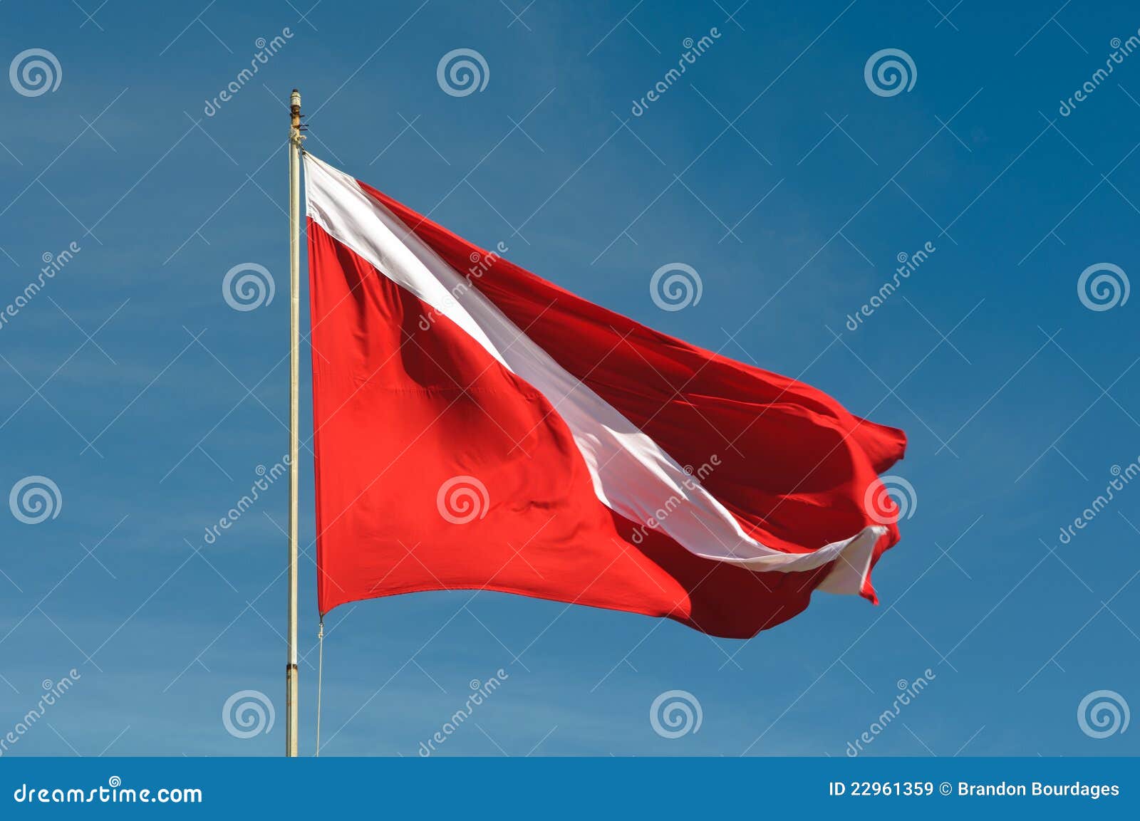 Scuba Dive Flag stock image. Image of underwater, explore - 22961359