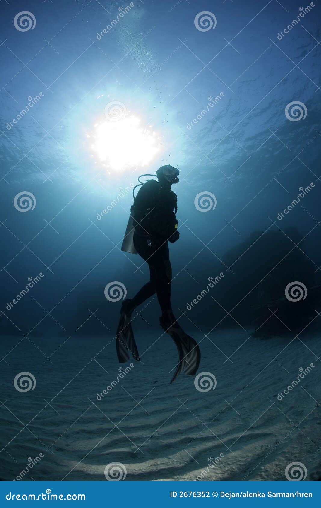 Scuba diver stock photo. Image of aquatic, recreation - 2676352