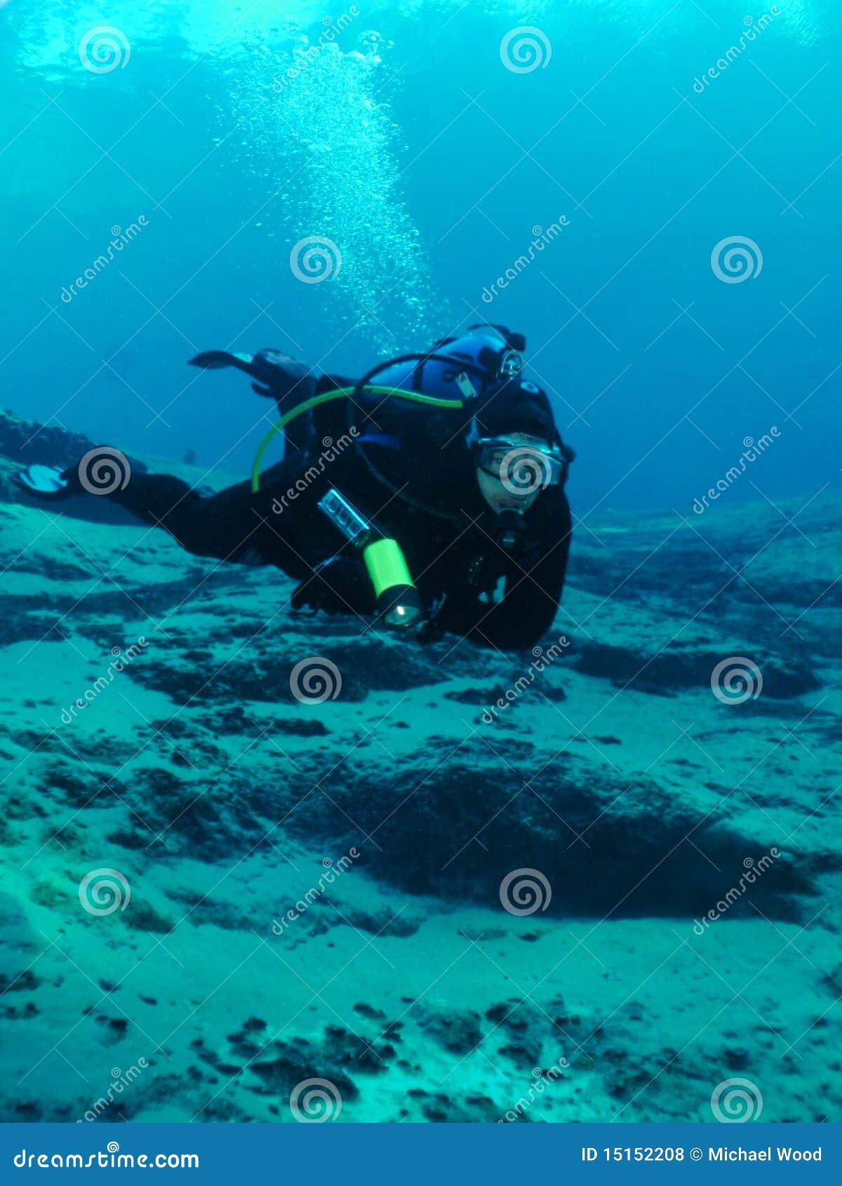 Scuba Diver - Morrison Springs Stock Photo - Image of crystal, deep ...