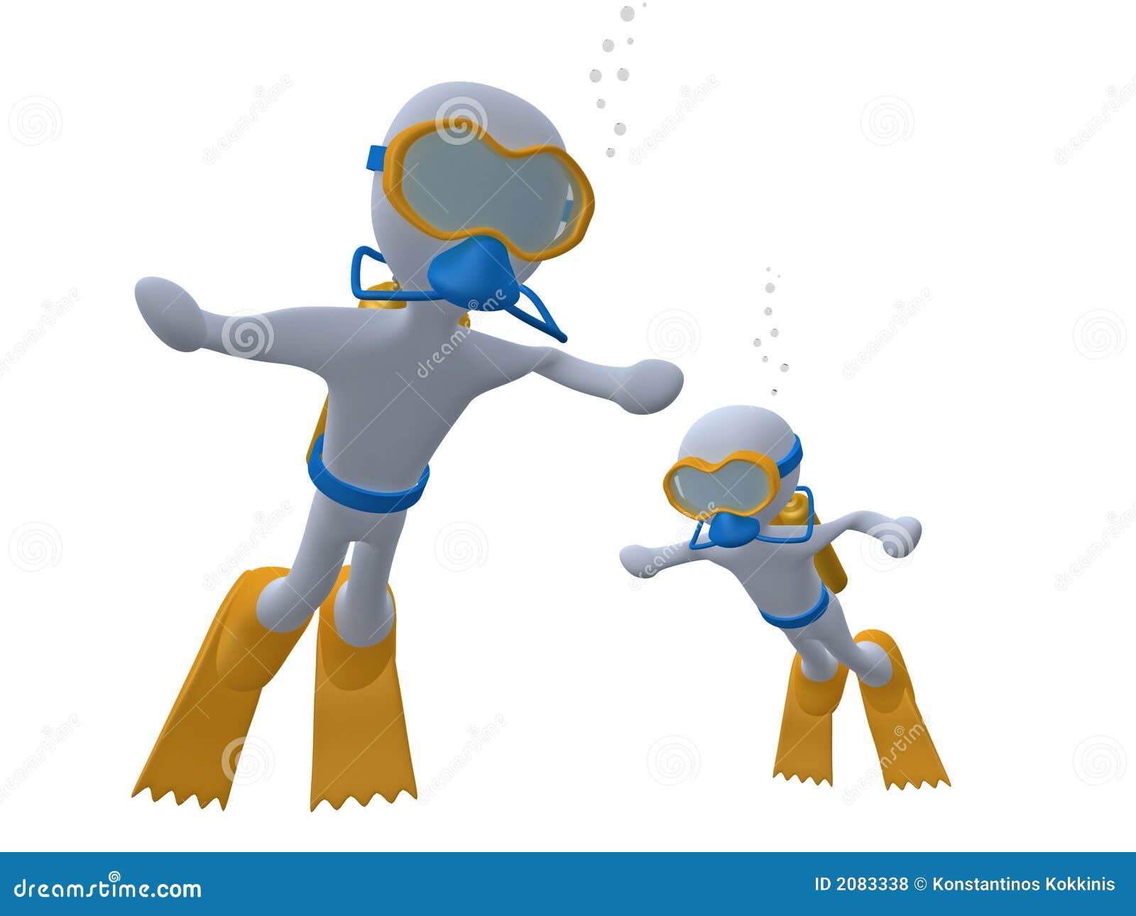 Scuba Diving stock illustration. Illustration of explore - 2083338