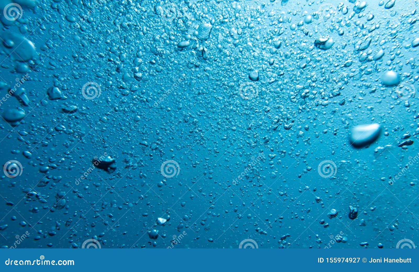 Scuba Diving Bubbles Rising To the Surface Stock Image - Image of blue ...
