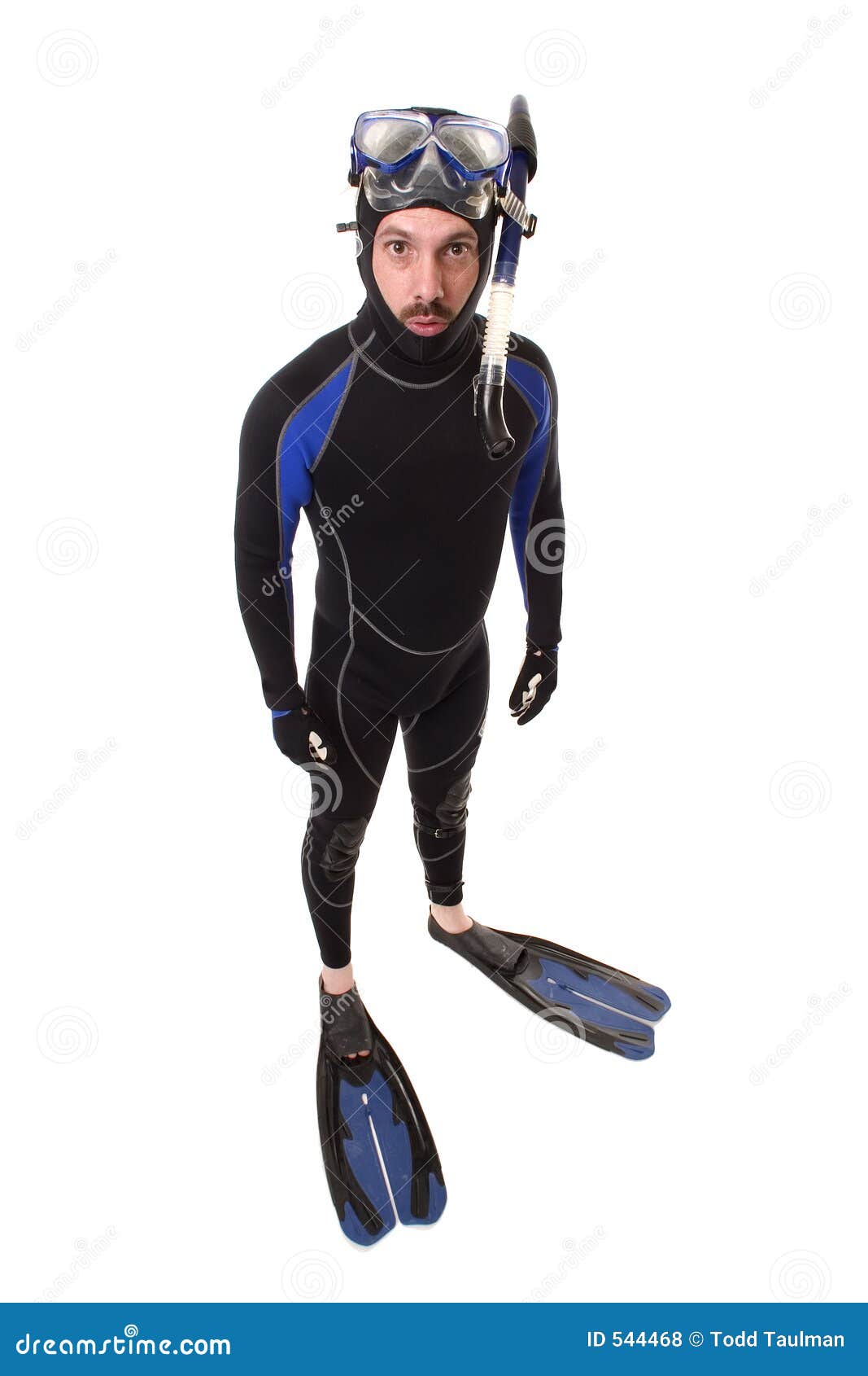 Scuba Diving Character stock photo. Image of character - 544468